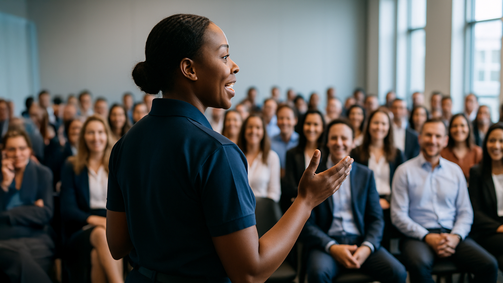 Internal Spokesperson Presenting to an Audience — WIDEO.co.uk - WIDEO ...